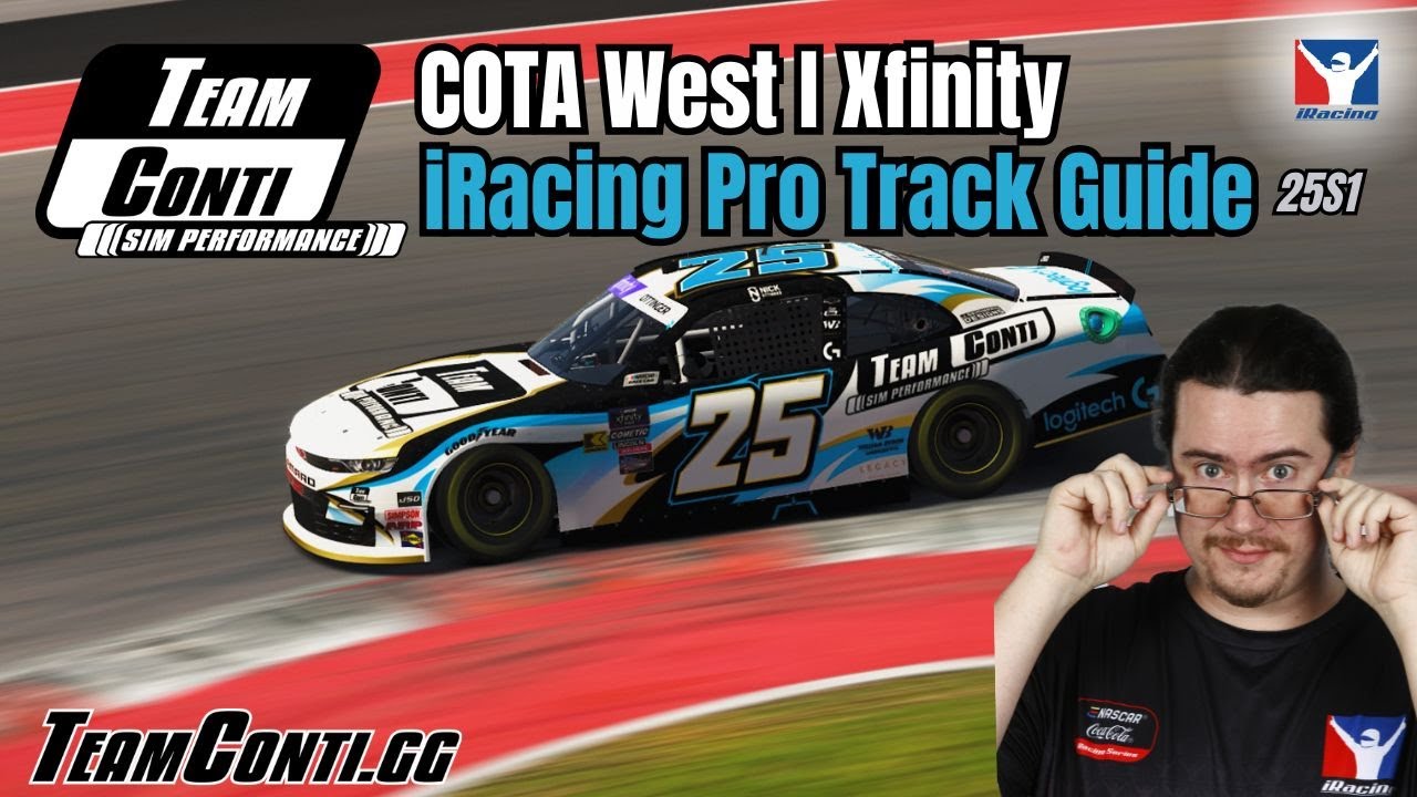 iRacing Pro Track Guide by Team Conti Sim Performance︱NASCAR Xfinity at ...