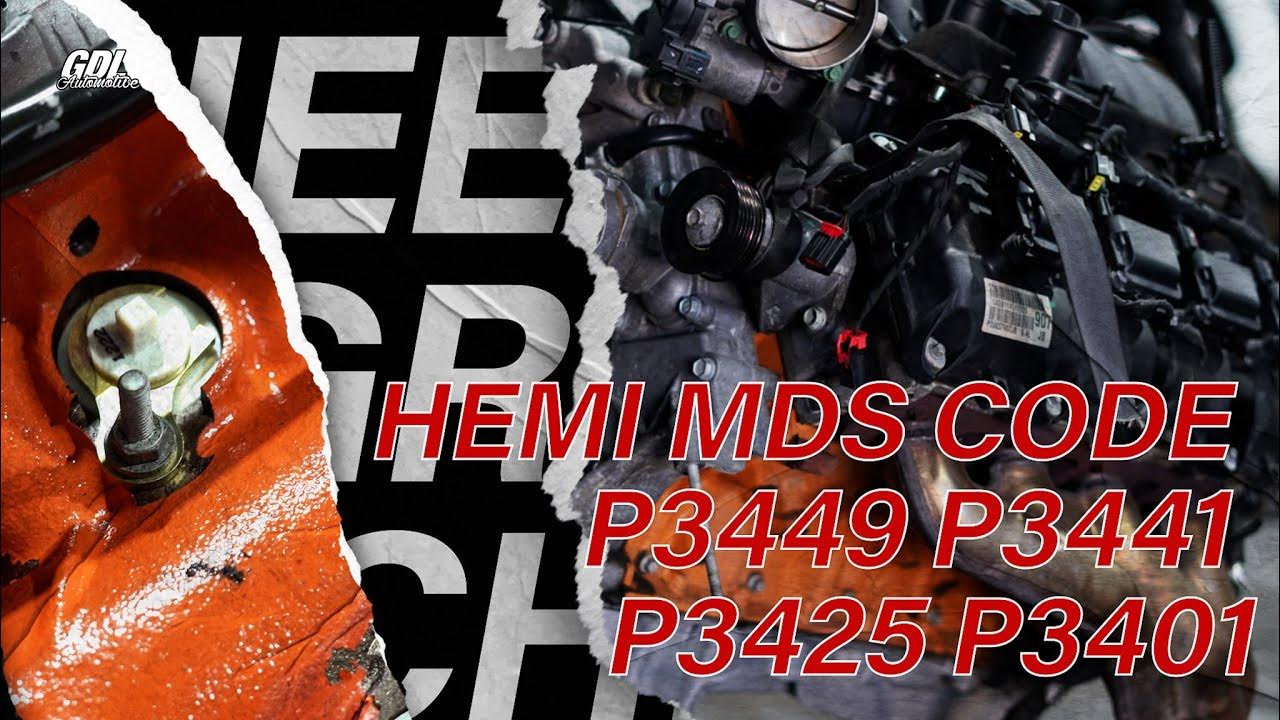 Before You Fix Hemi MDS Code P3449 P3441 P3425 P3401 check the wiring! - YouTube