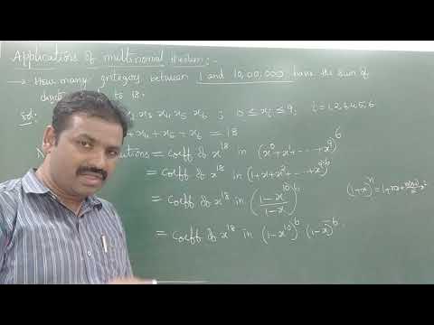 Application of Multinomial theorem with example: How many integers between 1 and 10,00,000 have ...