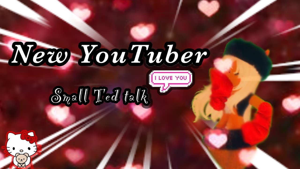 My First Roblox video | Ted talk | Roblox - YouTube