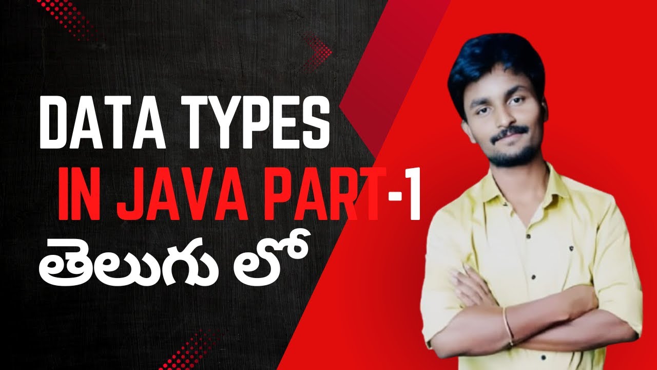 Day 5 | Data Types in Java (Part-1) | Introduction | Telugu | 100 Days ...