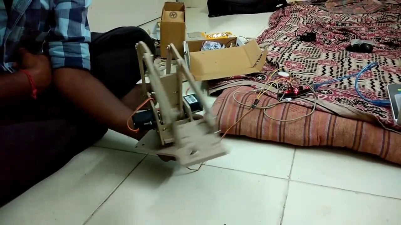 Robotic arm base rotation - YouTube