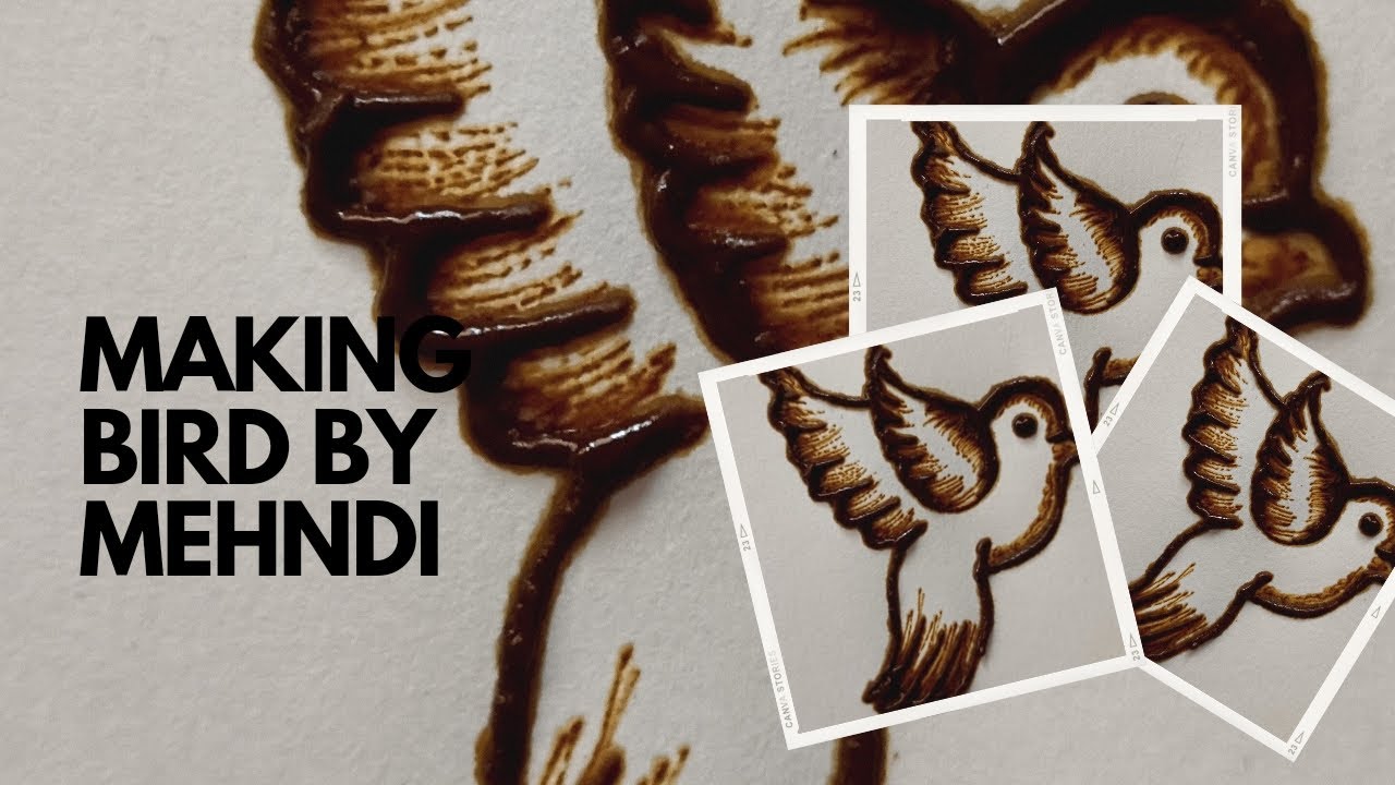 mehndi se simple Bird 🕊️🕊️ banana sikhe#mehndi #shortsfeed # ...