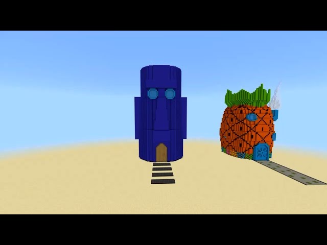 Spongebob Squidward Huis Minecraft Tutorial: How To Make Squidwards