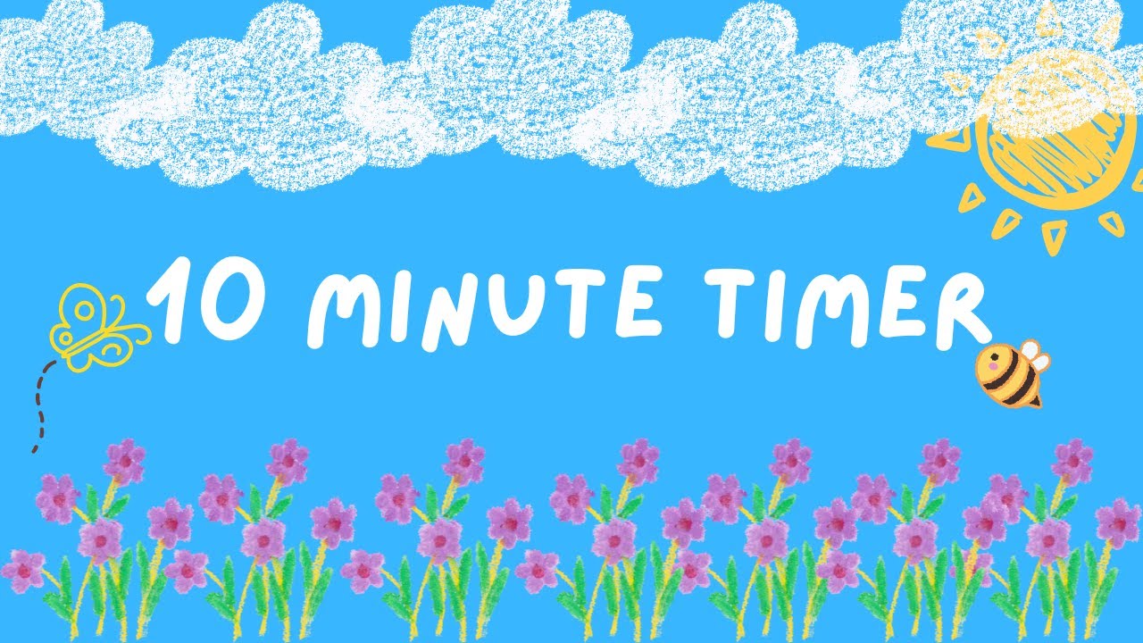 10-Minute Spring Timer | Peaceful Music #classroomtimer #timer - YouTube