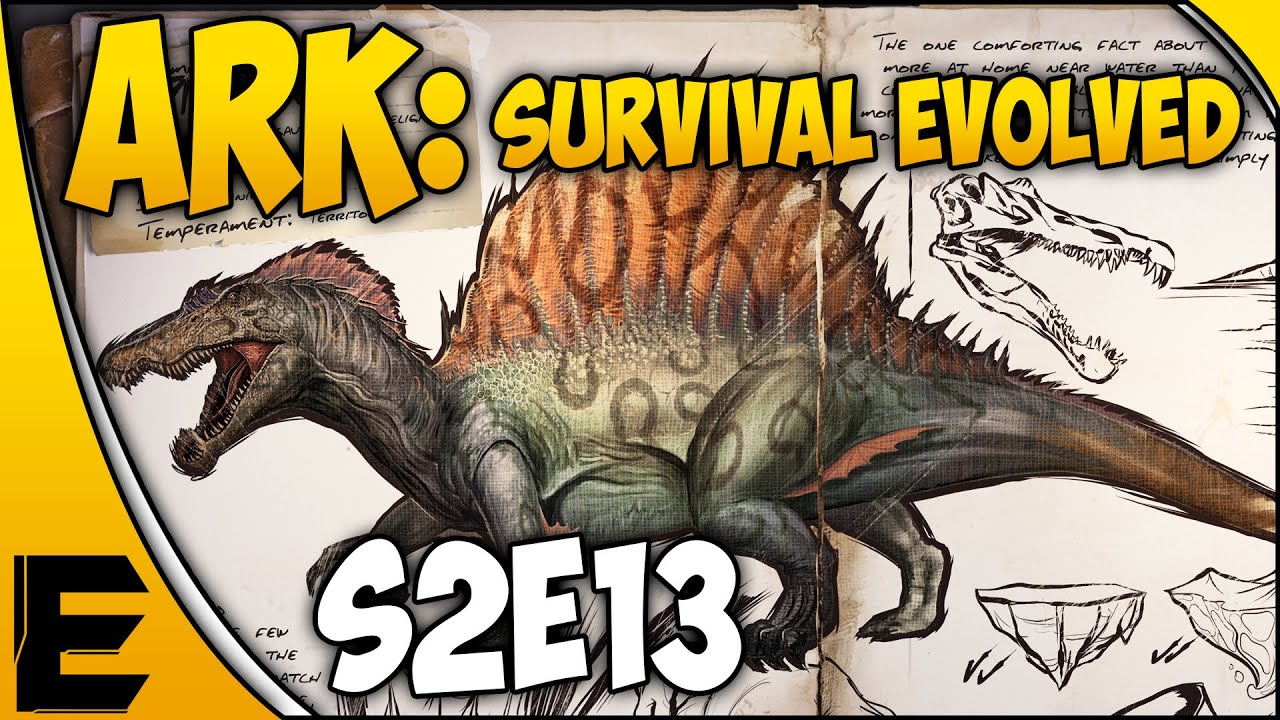 ARK Survival Evolved Gameplay "Taming A Spinosaurus" [S2E13] #49 - YouTube