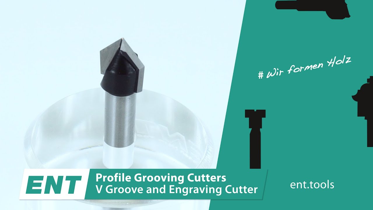 ENT – V Groove and Engraving Cutter - YouTube