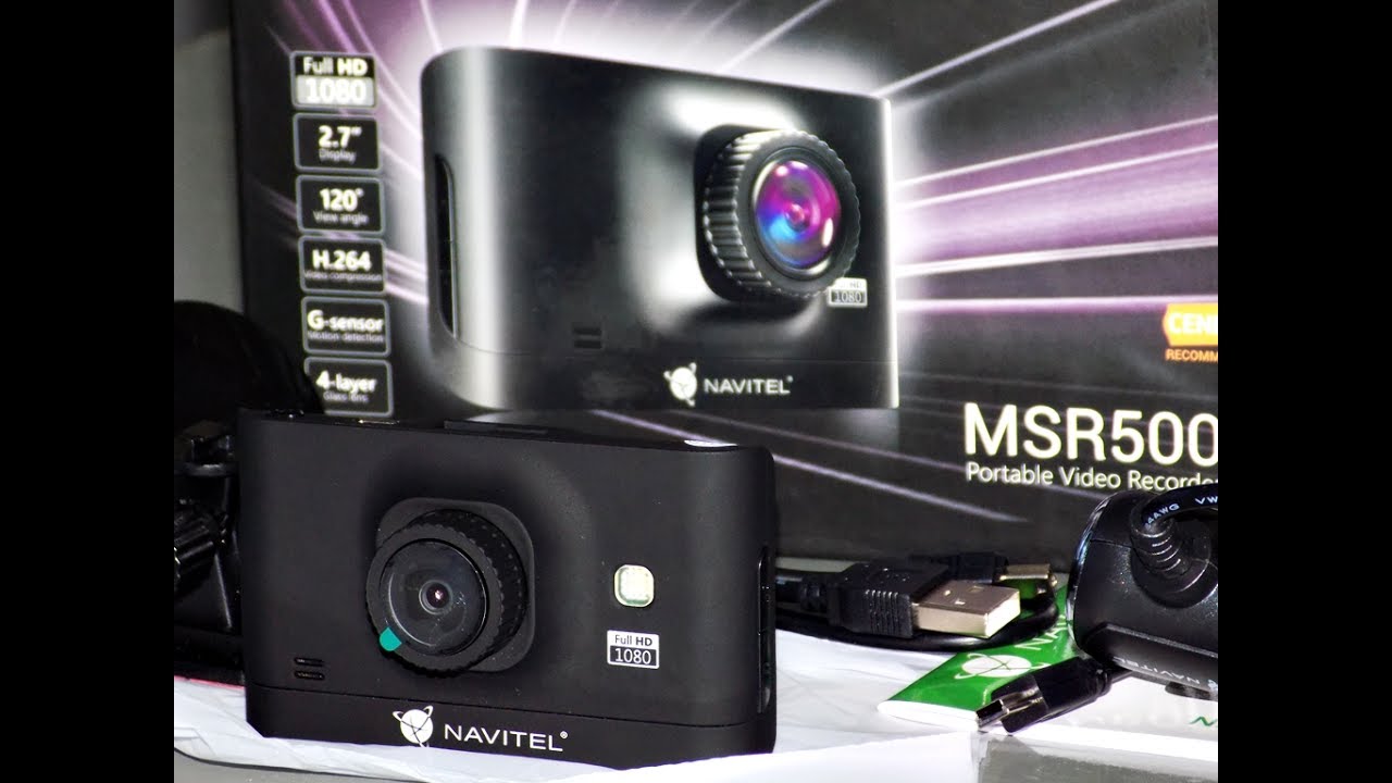Wideorejestrator Navitel MSR500 - prezentacja - YouTube