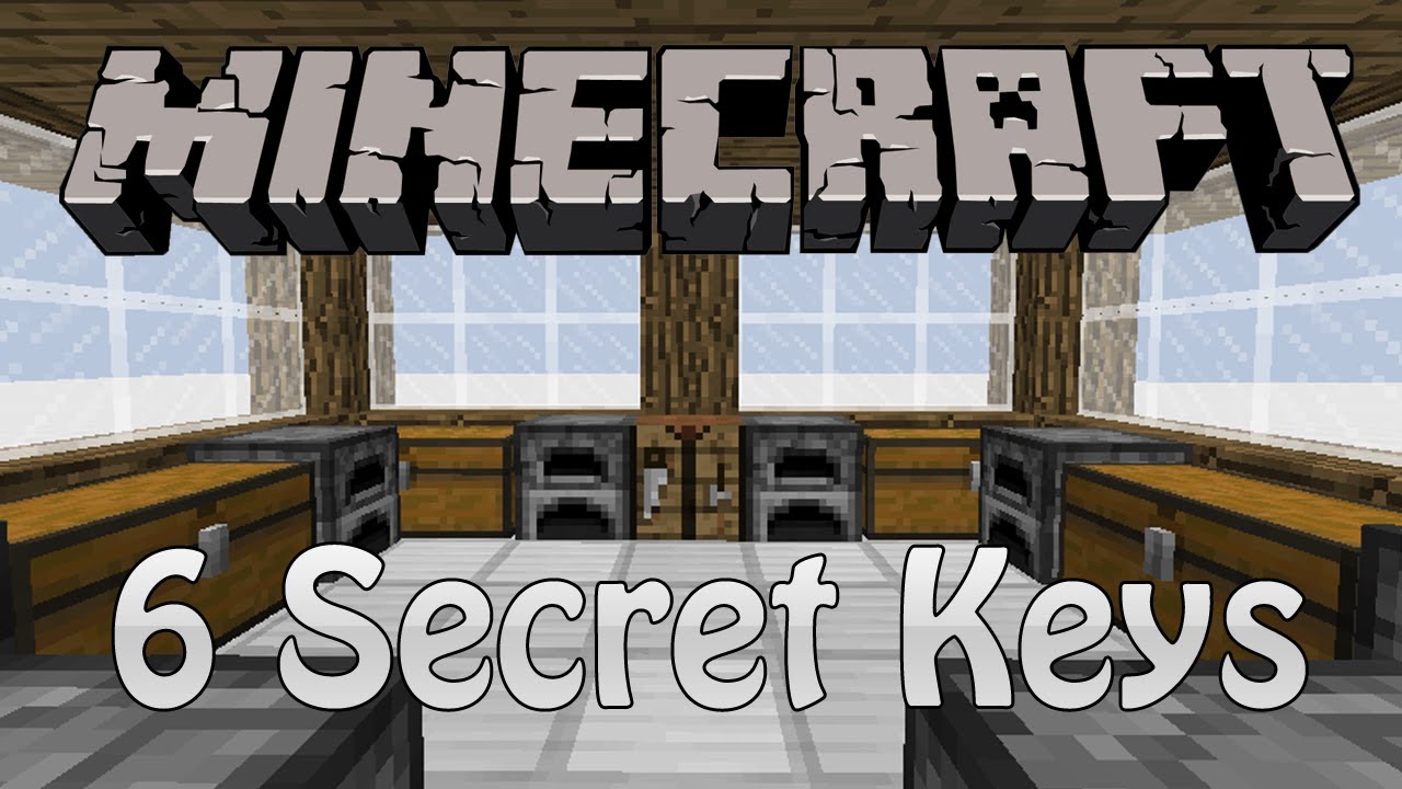Secret Keys In Minecraft 6 Tricks Youtube