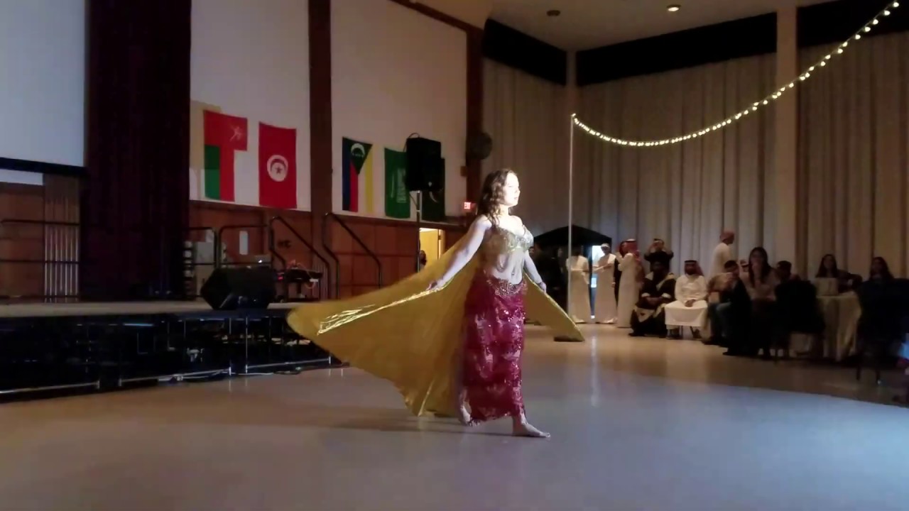 Belly Dance by Elizabeth at Arab Cultural Night 2017 - YouTube