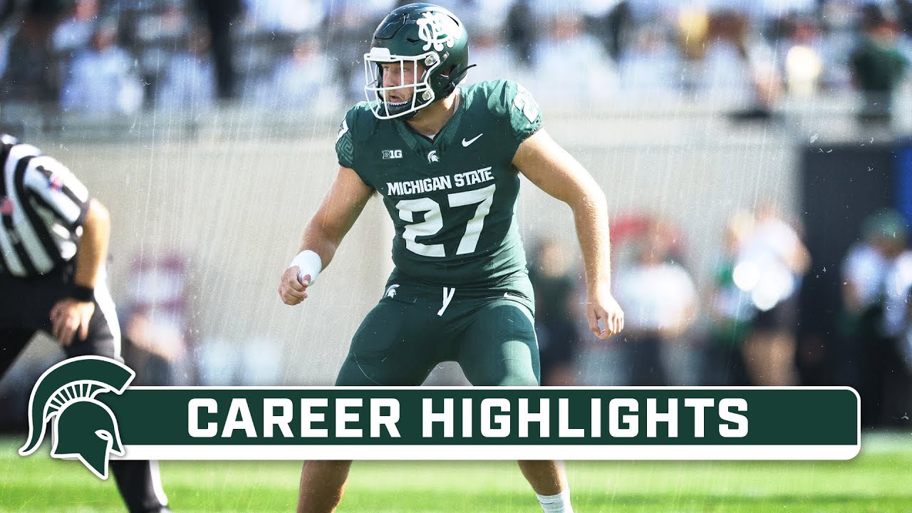 2024 NFL Draft Highlights: LB Cal Haladay | Michigan State Football ...