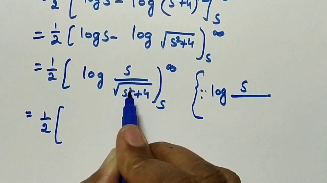 LAPLACE TRANSFORM OF INTEGRALS - YouTube