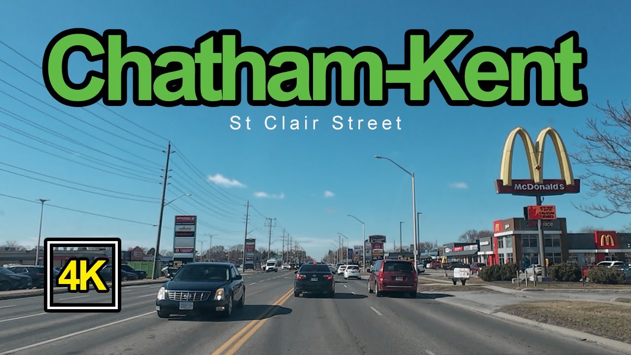 DRIVING THROUGH CHATHAM-KENT ST CLAIR STREET [4k] - YouTube