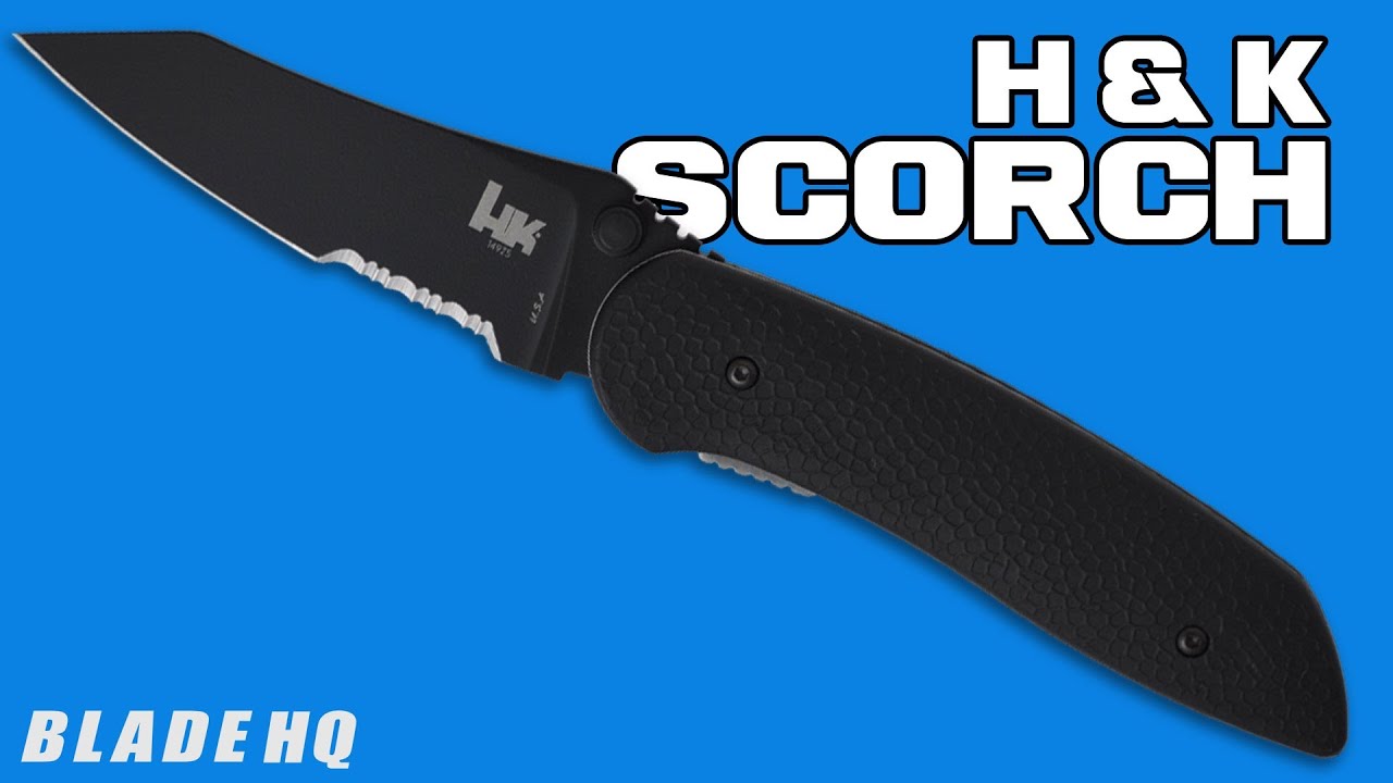 H&K Scorch Automatic Knife 14925SBK - YouTube