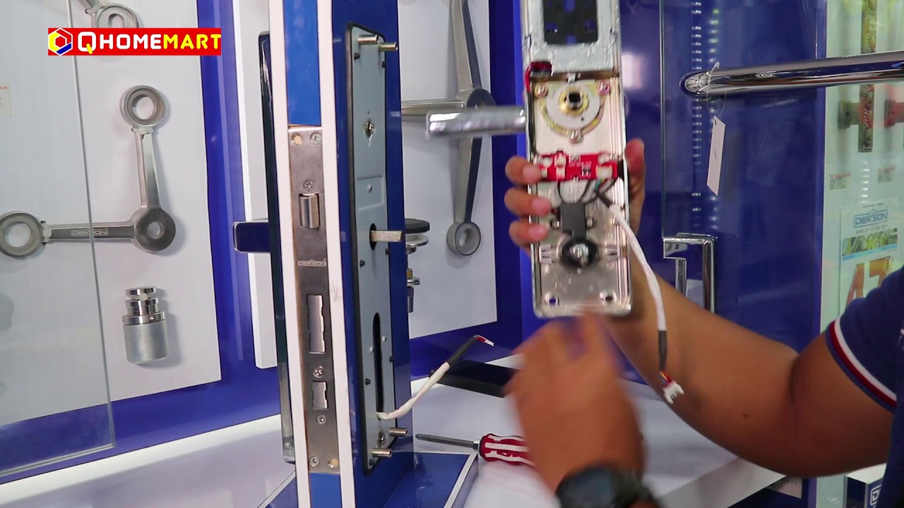 Tutorial Cara Pasang Handle Pintu Digital ala Korea | Qhomemart - YouTube
