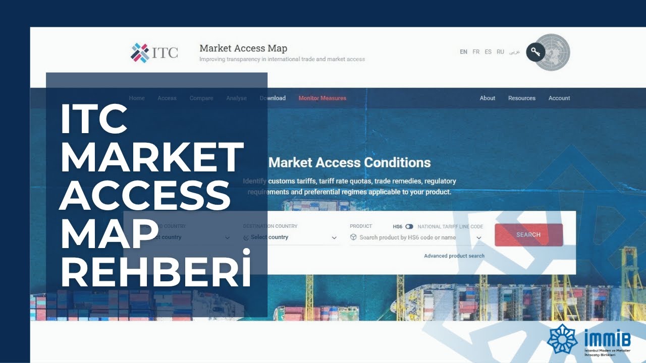 ITC Market Access Map Rehberi - YouTube
