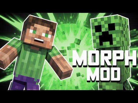 Minecraft Morph Mod (MCPE/Bedrock) | Mob Transformation Pack 2025 - YouTube