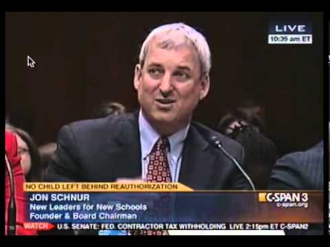 Jon Schnur, Executive Chairman, America Achieves, testifies on No Child ...