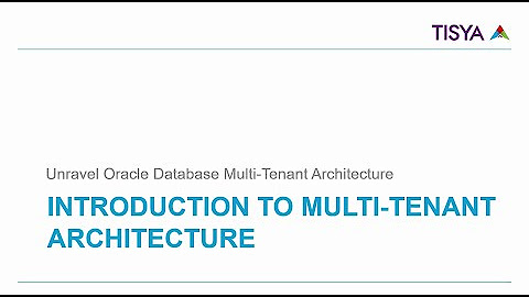 Oracle Database Multi-Tenant (CDB) Architecture - YouTube