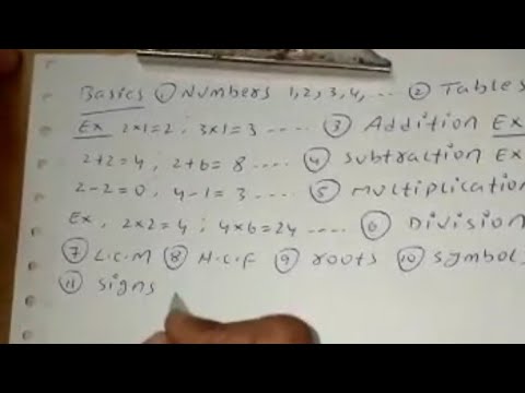 Mathematics basic principles (basic rules of maths) - YouTube