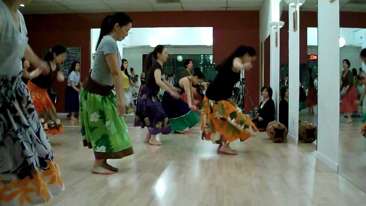 hula practice - YouTube