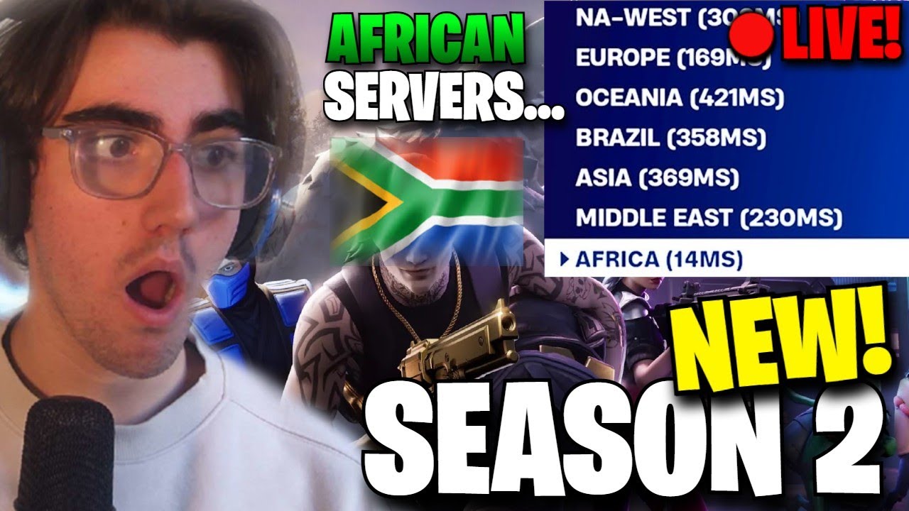🔴 NEW AFRICAN SERVERS??? | CHAPTER 6 SEASON 2 UPDATE! | !socials !27 ...