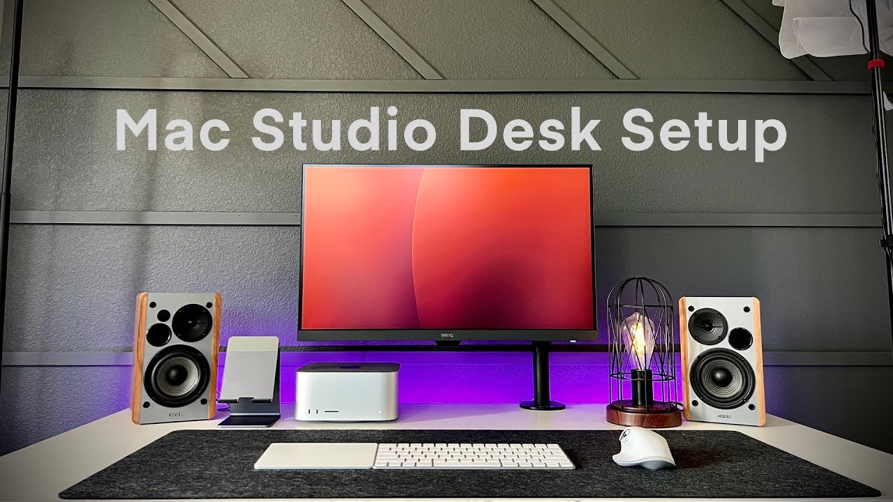 2023 Desk Setup Tour ft. M1 Max Mac Studio - YouTube