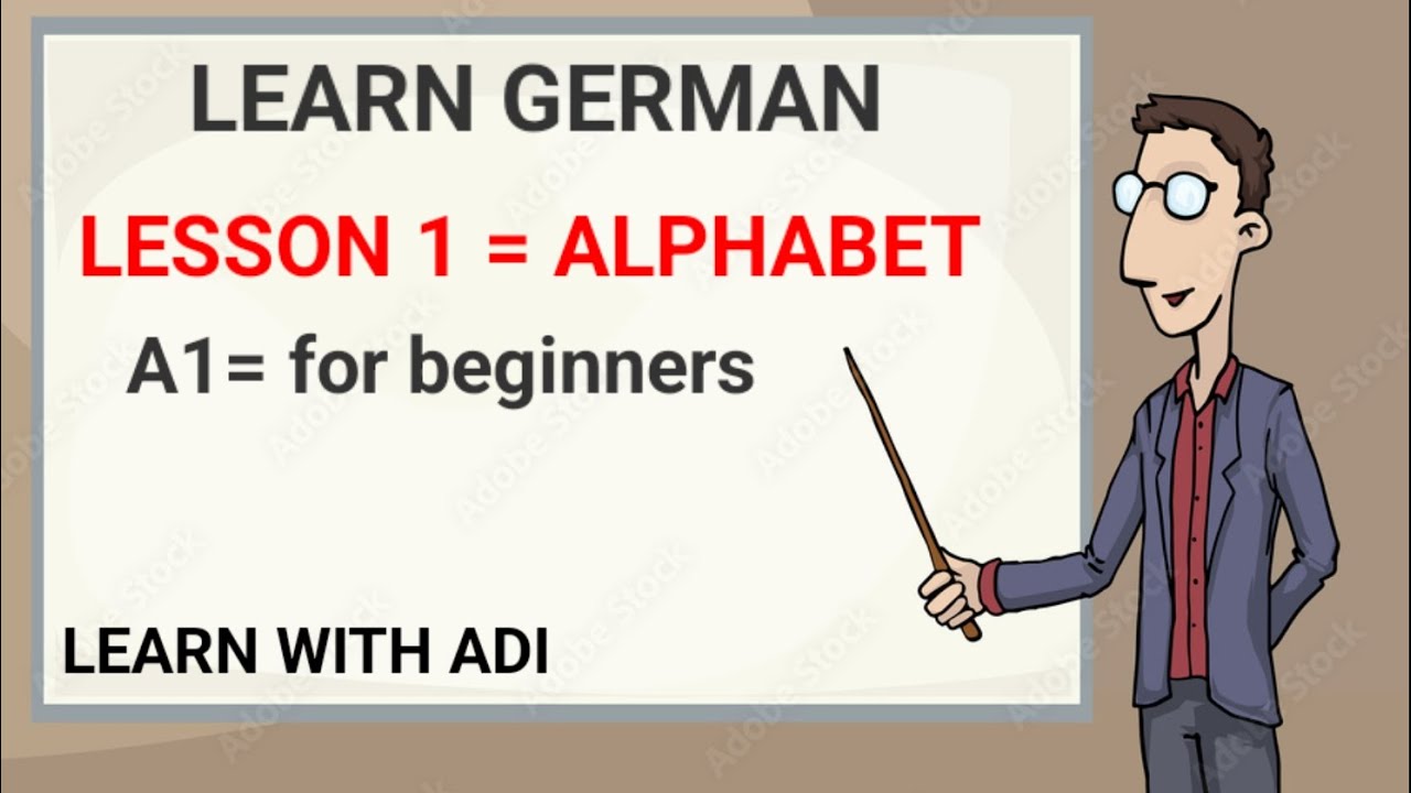 learn german/ A1 course for beginners / lesson 1 # learn german - YouTube