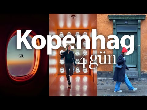 Kopenhag'da 4 gün neler yaptım? 🙋‍♀️ ilk vlog, kafeler, fırınlar, alışveriş