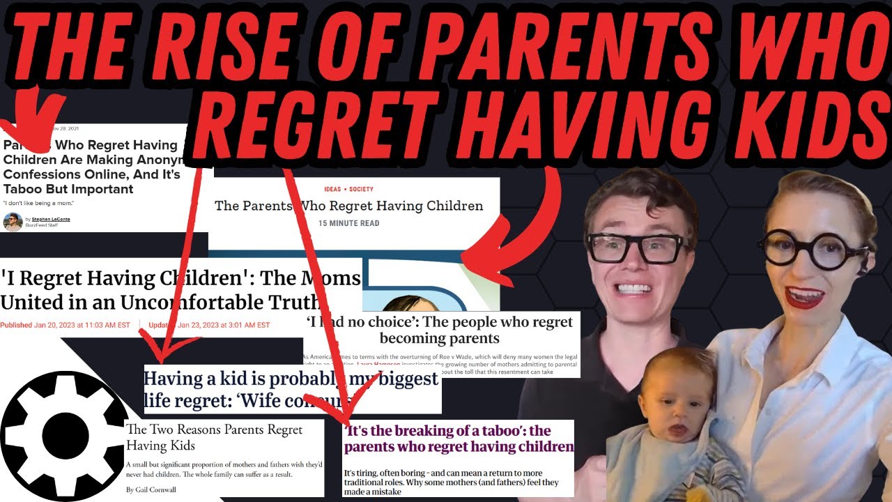 The Rise of Parents Who Regret Having Children - YouTube