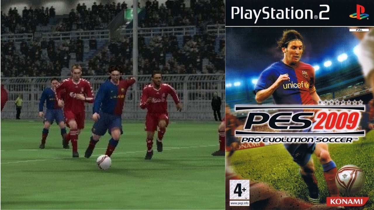 PES 09: Pro Evolution Soccer 2009 - PS2 ISO (PCSX2) - YouTube