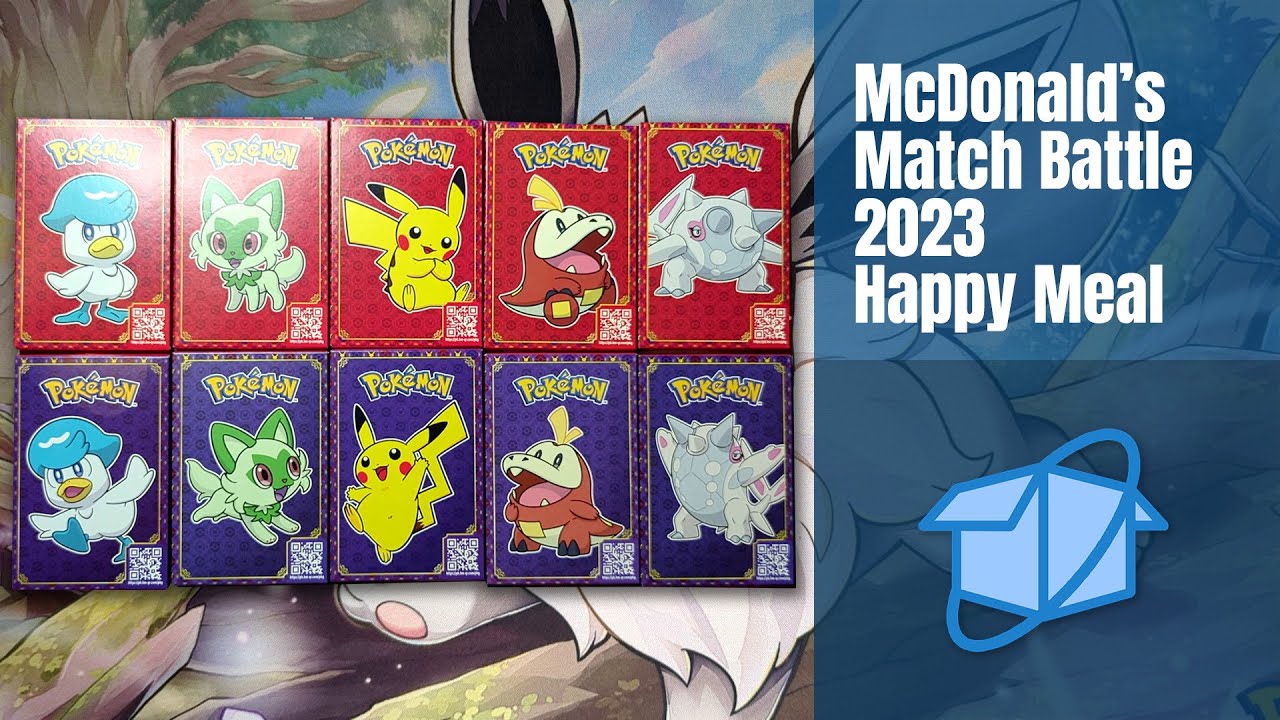Unboxing Pokemon TCG - McDonald's Match Battle 2023 - YouTube