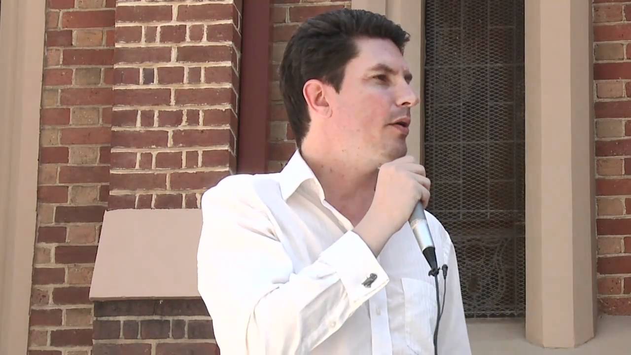 Scott Ludlow (Greens Senator for WA) Rally to support the Egyptian ...