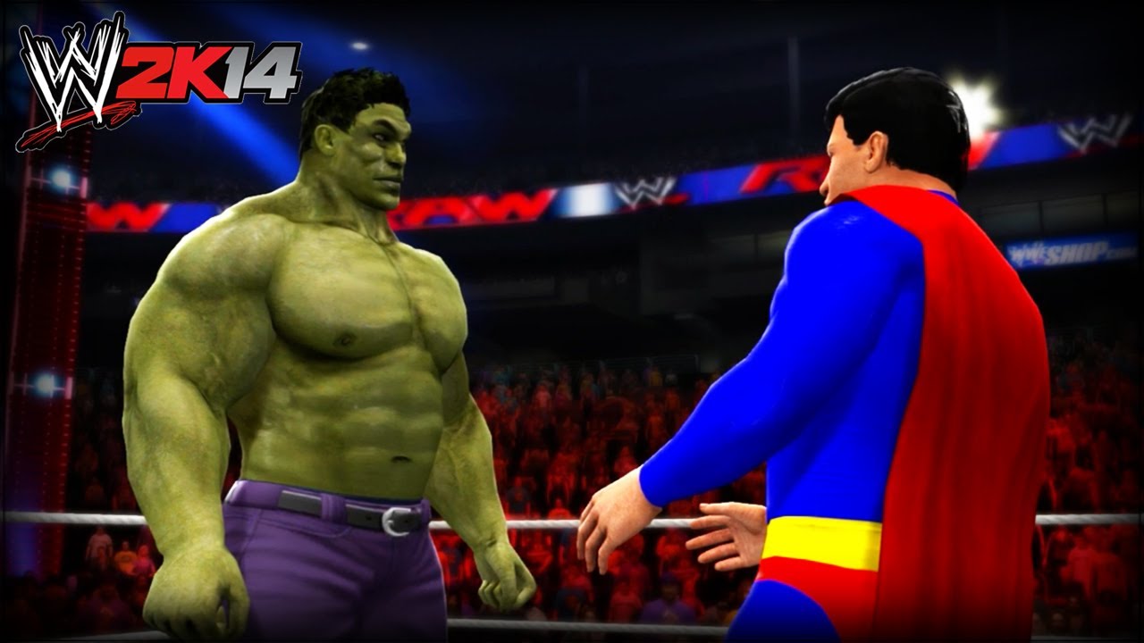 WWE 2K14 Tournament: Hulk VS Superman (Marvel VS DC) - YouTube