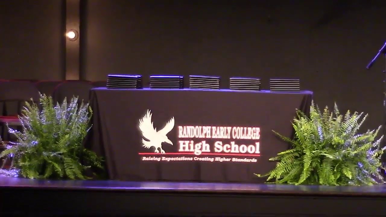 2019 Randolph Early College High School Graduation Ceremony - YouTube