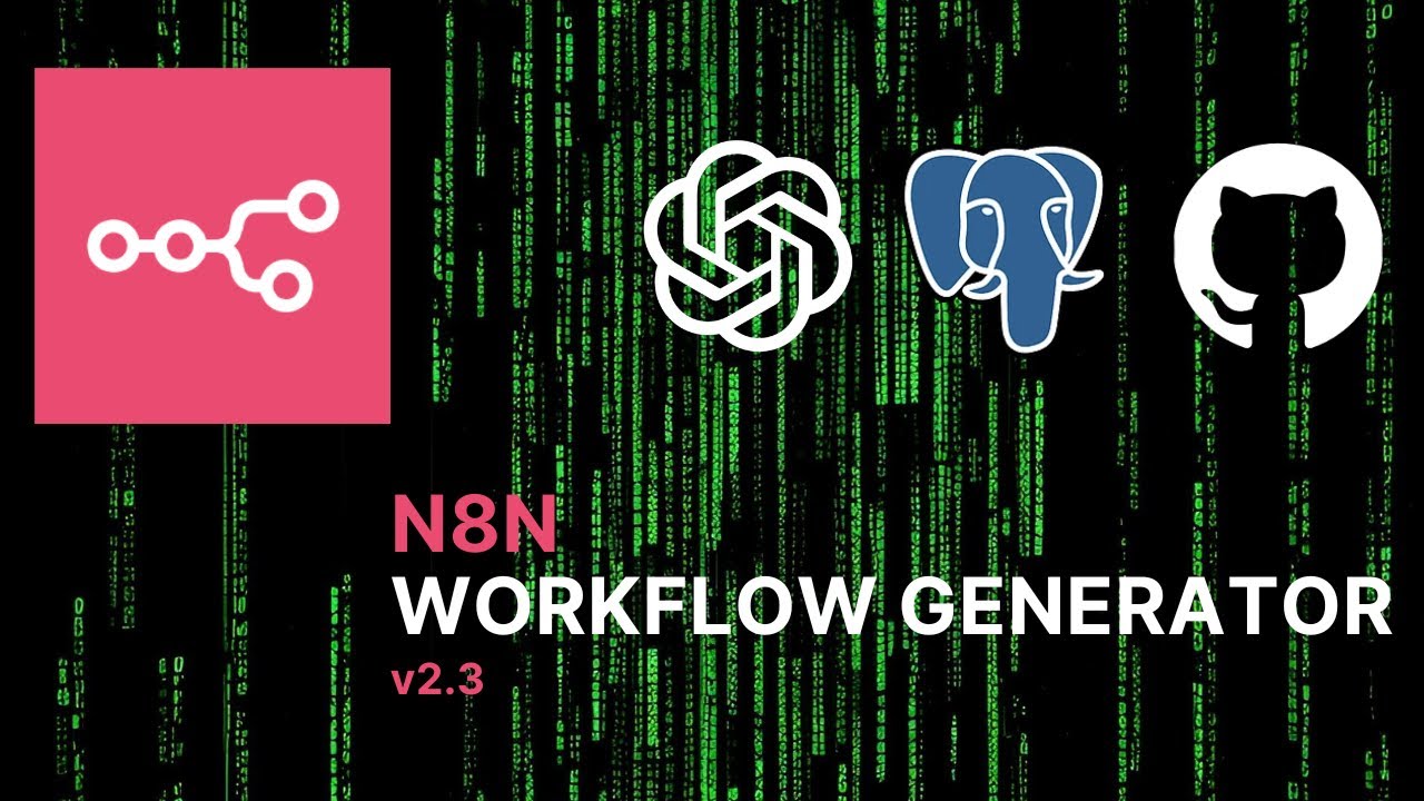 n8n Workflow Generator v2.3 - YouTube