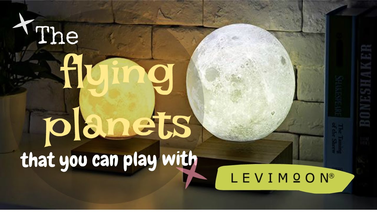 Levimoon - Moon Lamp - The flying planets that you can play with - YouTube