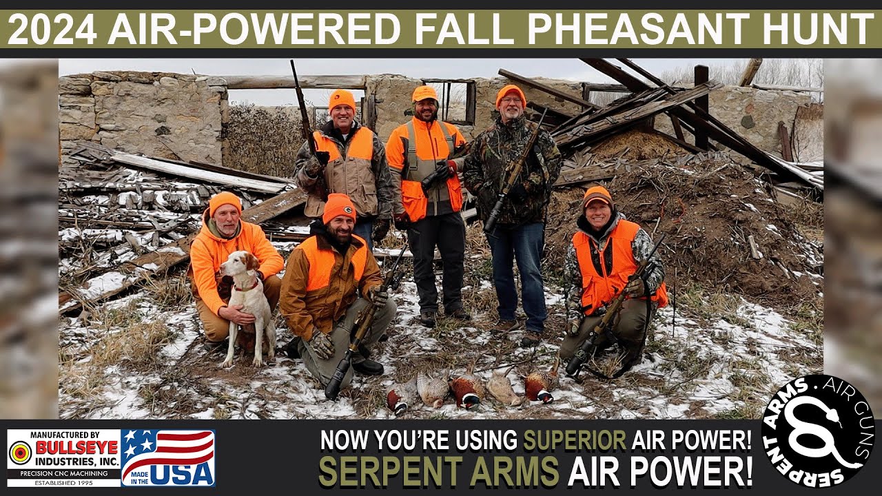 2024 Air-Powered Fall Pheasant Hunt | Serpent Arms Air Guns - YouTube
