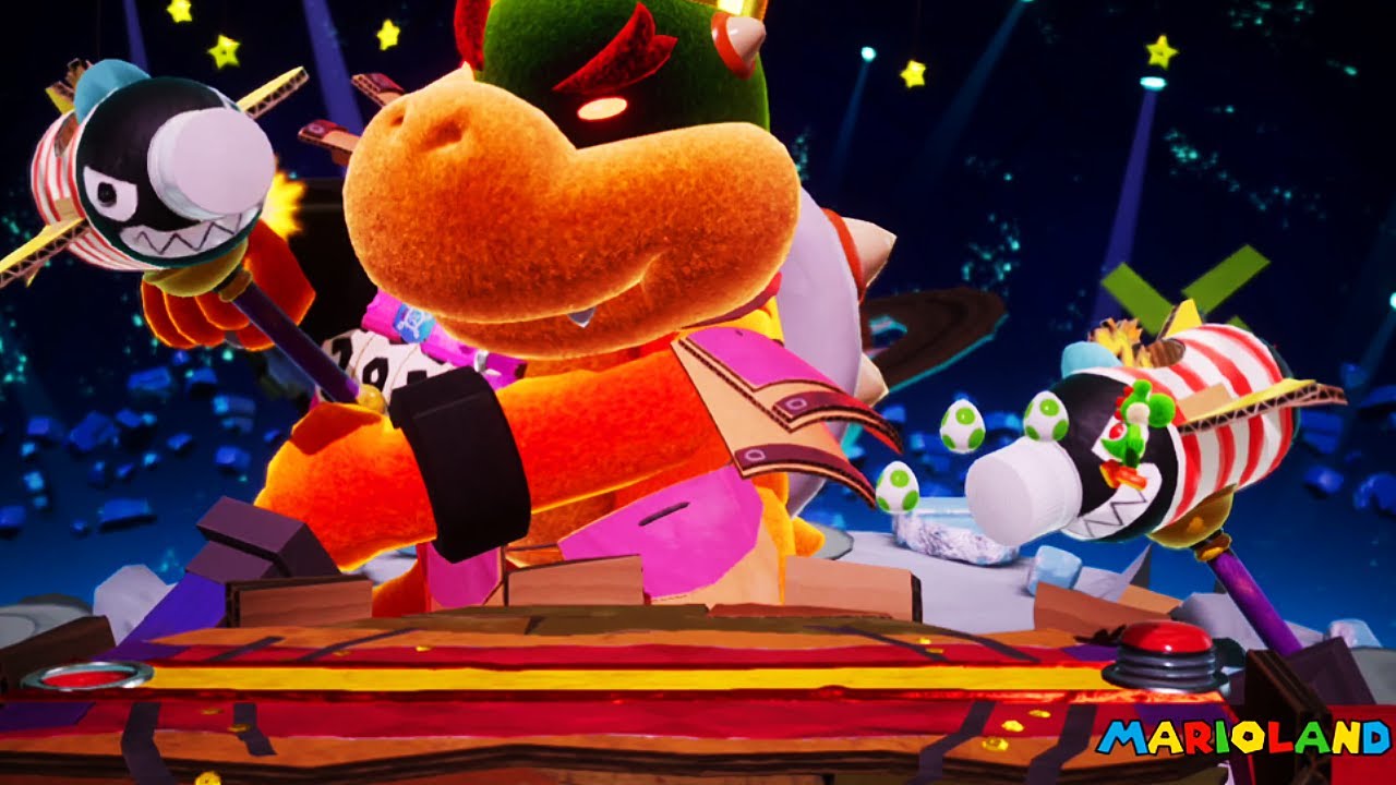 Yoshi's Crafted World: Mega Baby Bowser Final Boss Battle - Full Game ...