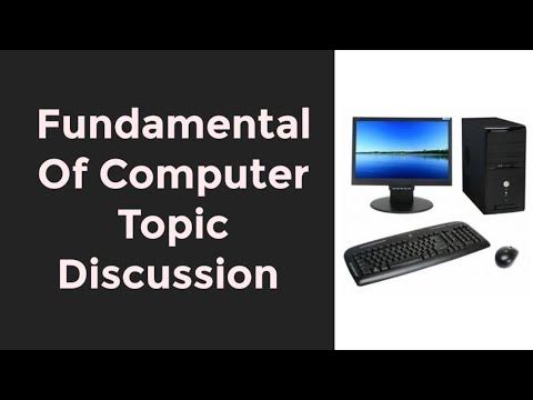 Lec1-Fundamentals of computer| Basics of computer| topic discussion ...