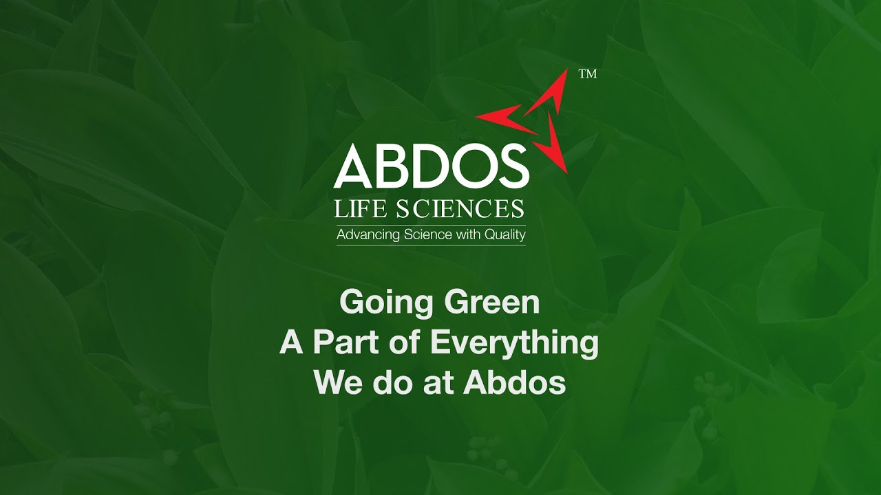 Sustainability is a core value at Abdos Life Sciences - YouTube