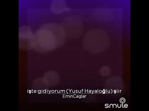 Yusuf hayaloğlu - işte gidiyorum