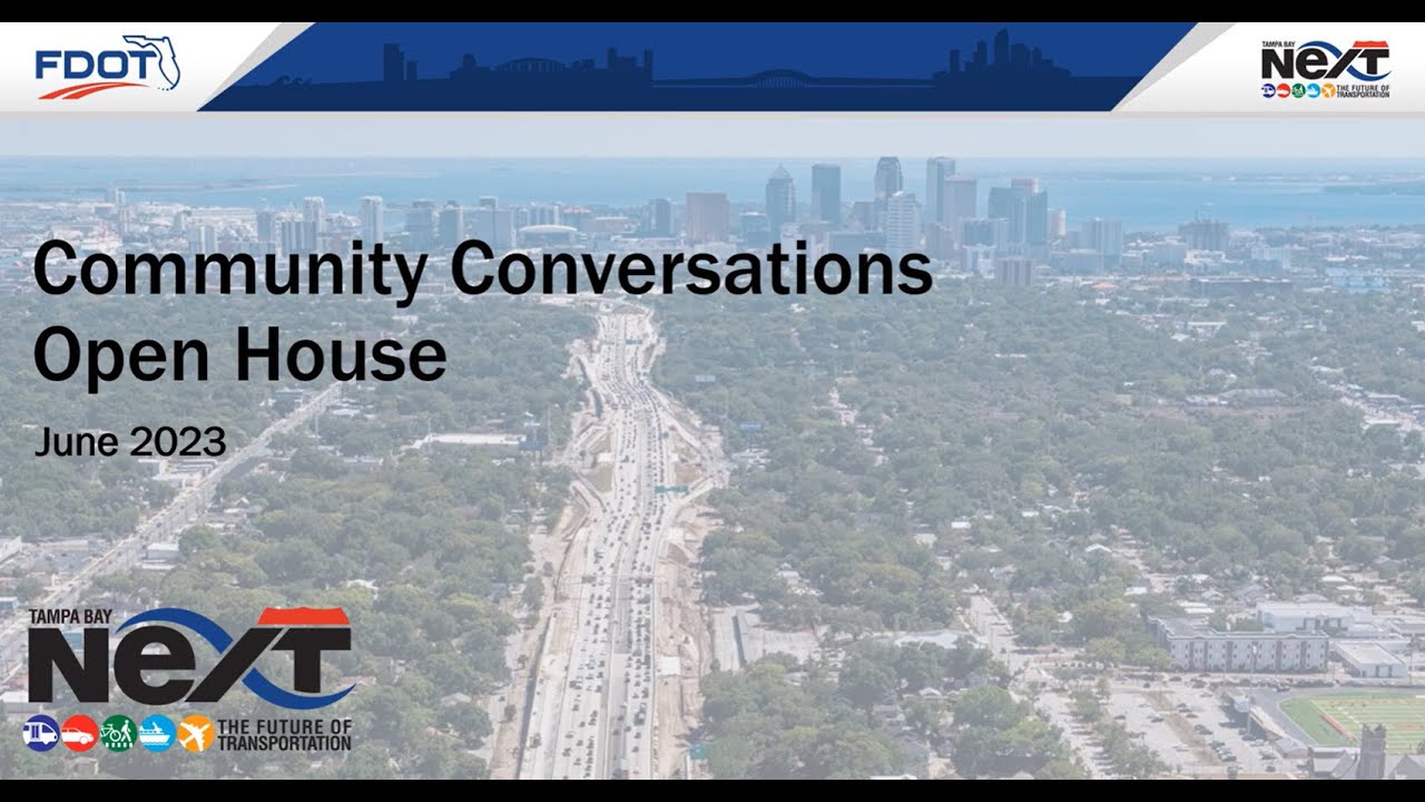 FDOT Community Conversations Open House - June 20, 2023 - YouTube