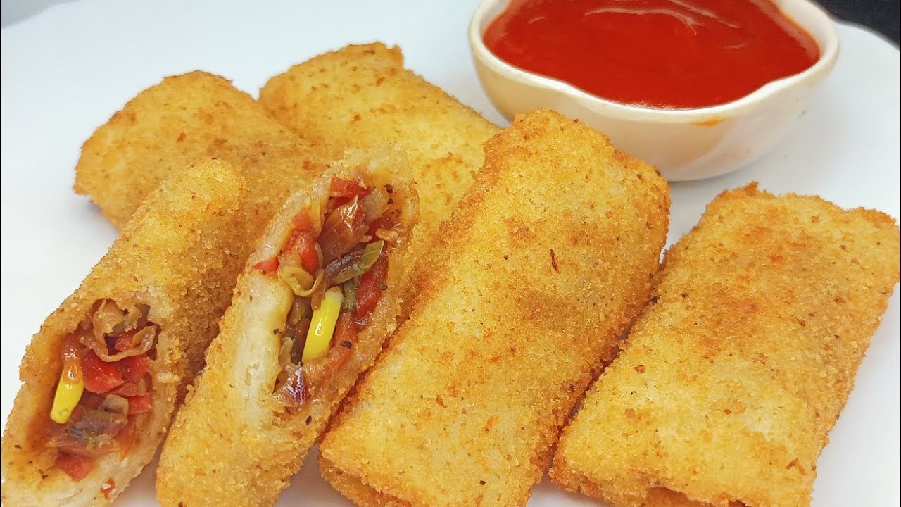 Bread Spring Rolls Recipe | New Ramadan Iftar Snacks | New Recipe For Snacks At Home | Iftar ...