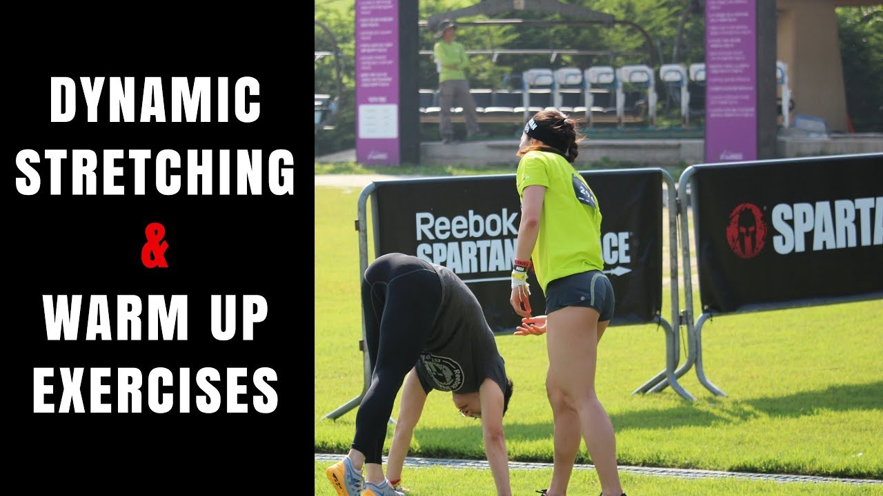 Dynamic Streching Warm Up Exercises - Before Workout - YouTube