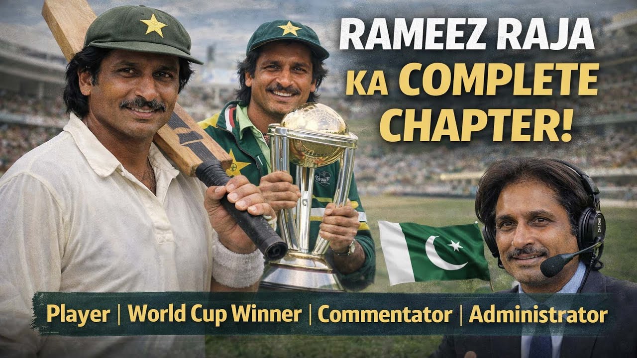 Rameez Raja | Player Se Chairman Tak – Pakistan Cricket Ka Complete ...