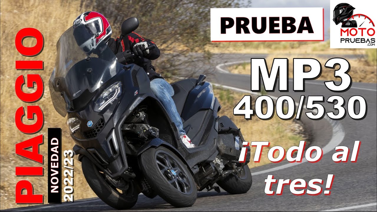 Piaggio MP3 400 y 530 2022/2023. El triciclo original | Prueba, opinión ...