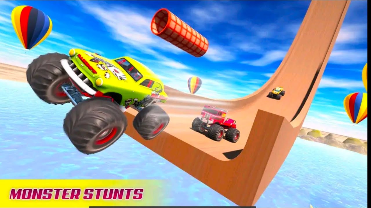 जबरस्त मजेदार कार वाला गेम MEGA RAMP JUMP - YouTube