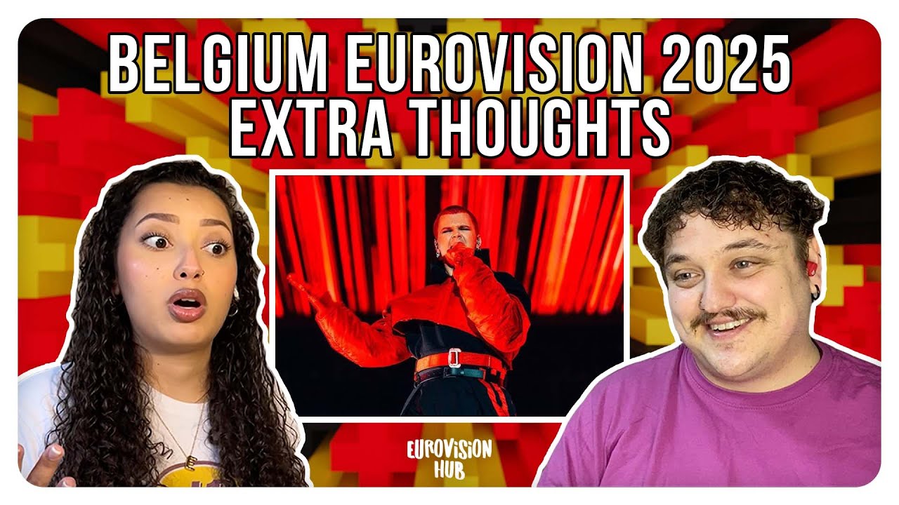 Belgium | Eurovision 2025 Extra Thoughts | Red Sebastian — Strobe Lights | Eurovision Hub - YouTube