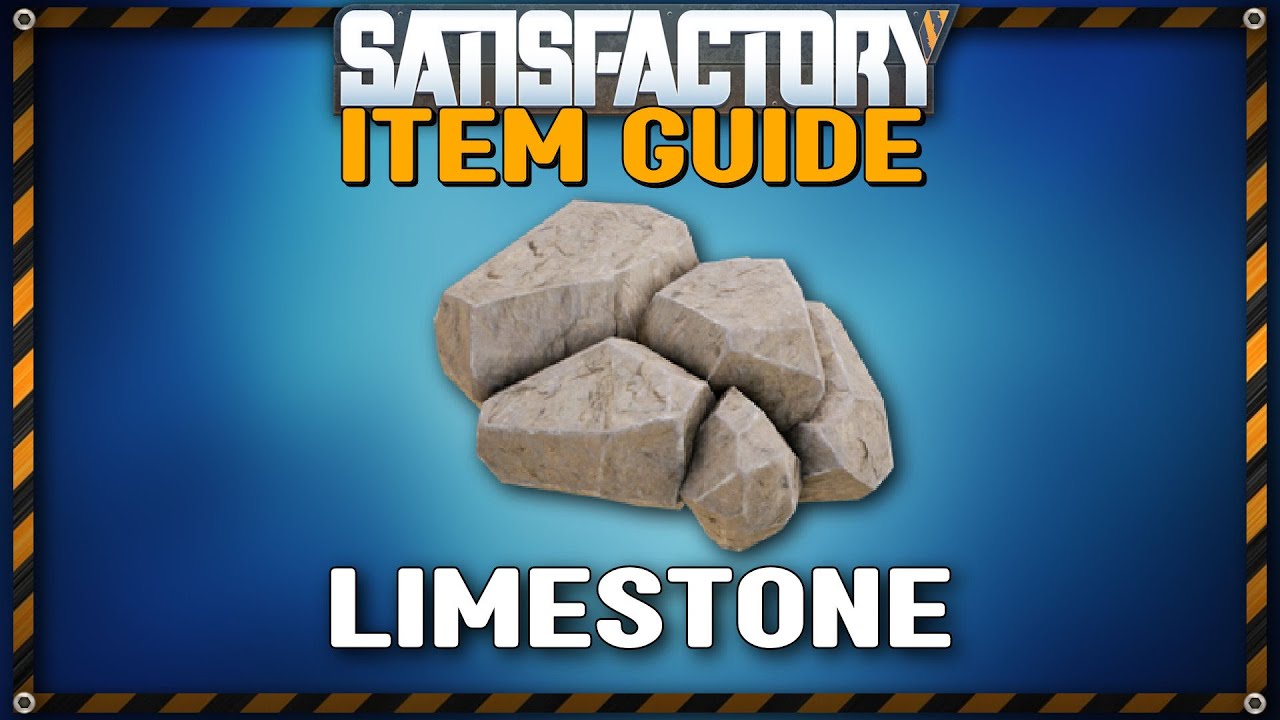 Satisfactory Item Guide - Limestone - YouTube